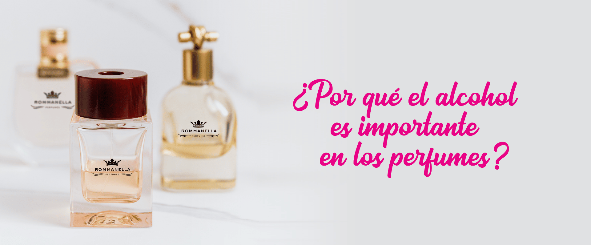 ¿Es mejor elegir perfumes con o sin alcohol? | Rommanella Fragancias
